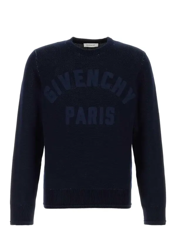 Givenchy Midnight Cotton Sweater - Blue