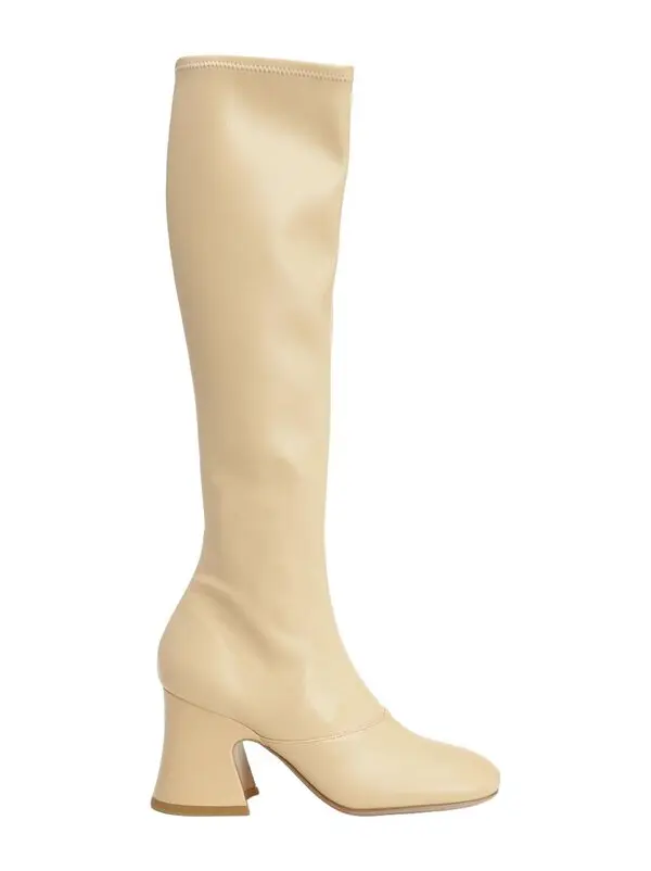 Chloé Janis Knee High Boots - Cream
