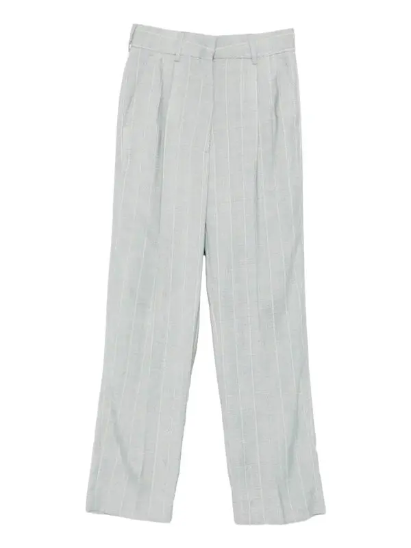BLAZÉ MILANO After You Fox' Viscose Pinstripe Trousers - Multicolor