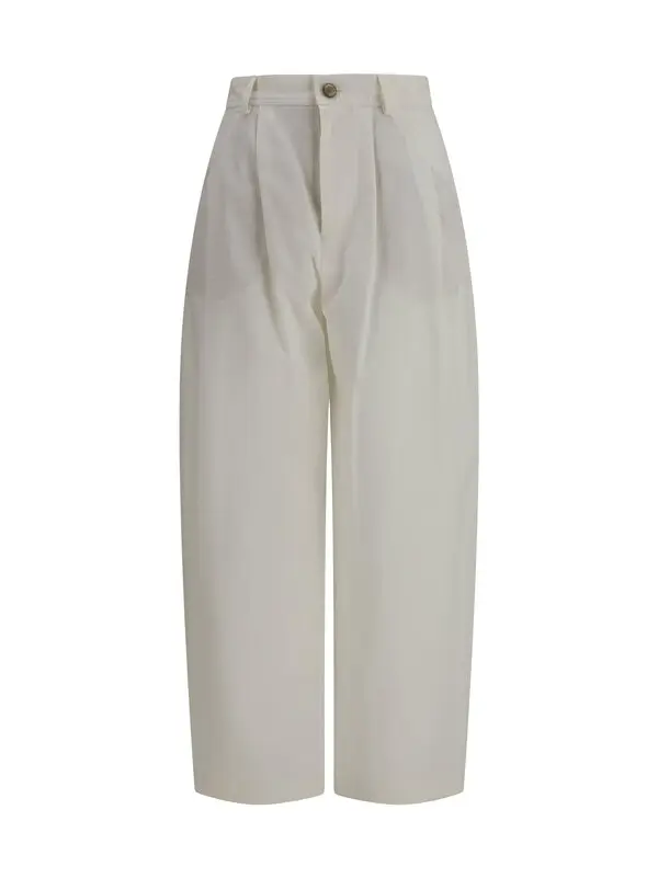 Brunello Cucinelli Barrel Fit Jeans With Pockets - Multicolor
