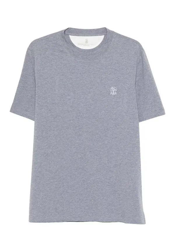 Brunello Cucinelli Grey T-shirts & Vests T-shirts - Gray