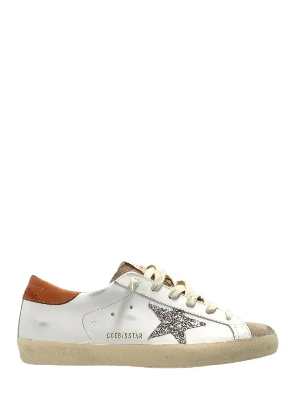 GOLDEN GOOSE Super-star Leather Sneakers - Multicolor