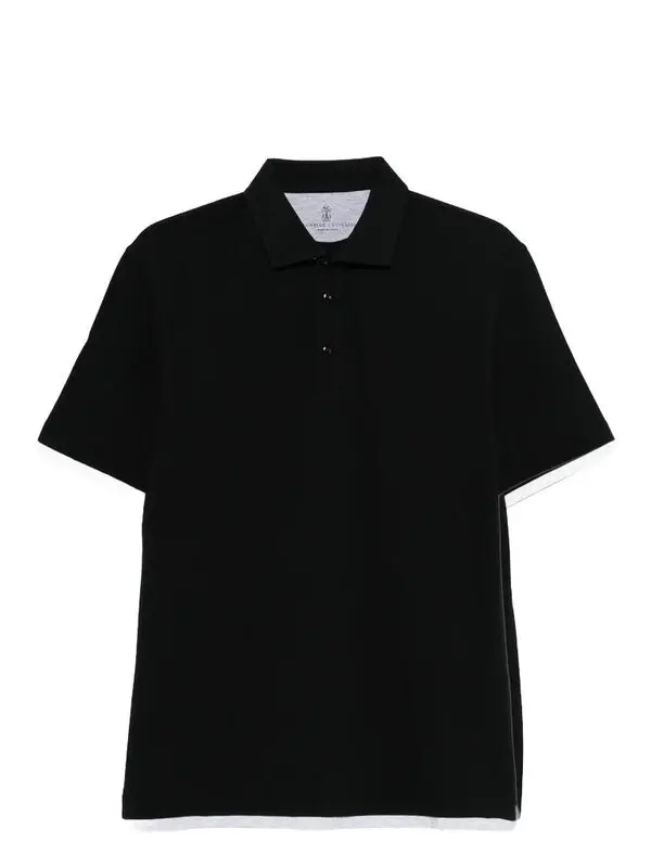 Brunello Cucinelli Polo Shirts - Black