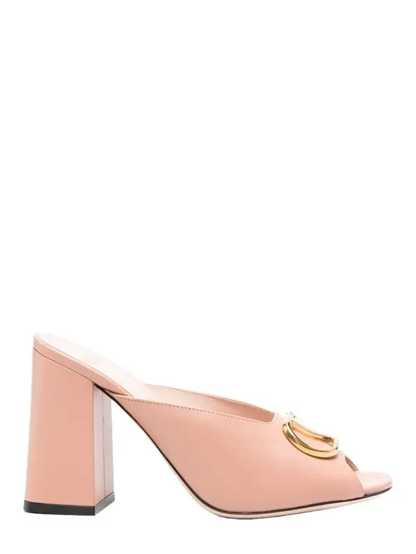 Valentino Garavani Vlogo Signature Leather Mules - Multicolor