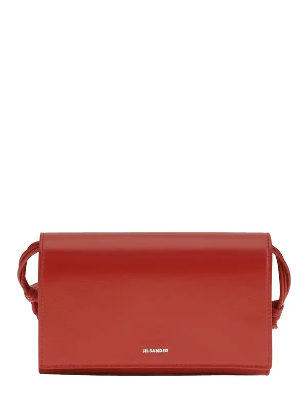 JIL SANDER Tangle Crossbody Wallet - Black