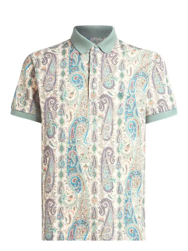 Etro Neutrals Polo Shirts - Cream