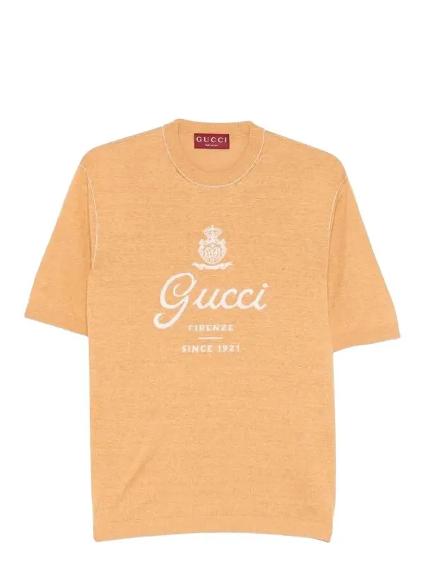 Gucci Short Sleeve Crew-neck Sweater - Multicolor