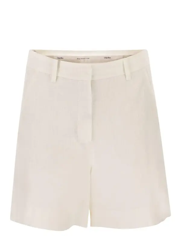 Max Mara Linen Shorts - White