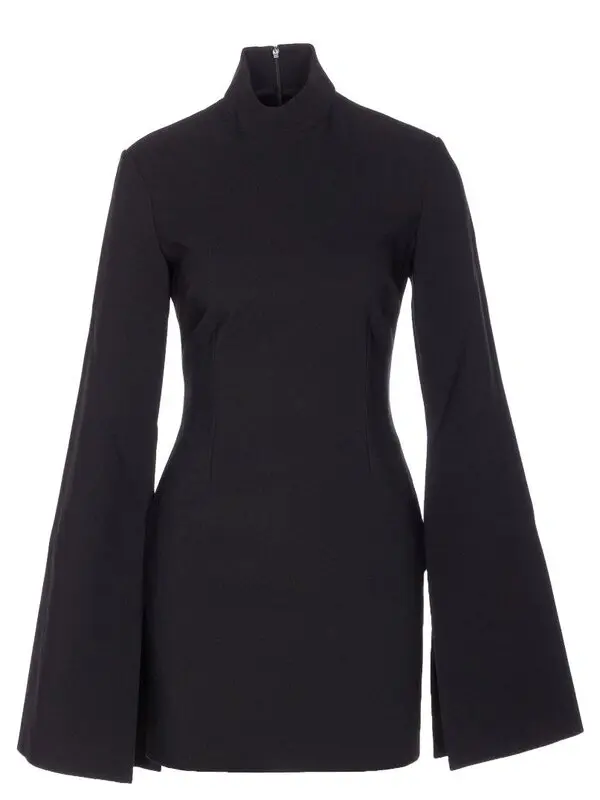 Solace London Laurel Mini Dress - Black