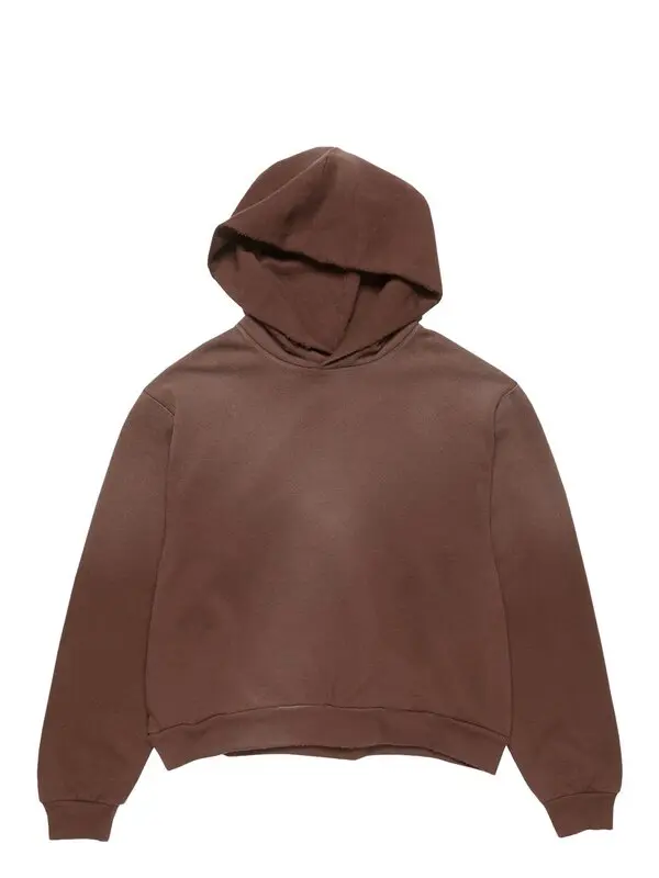 Acne Studios Logo Hooded Sweater - Brown