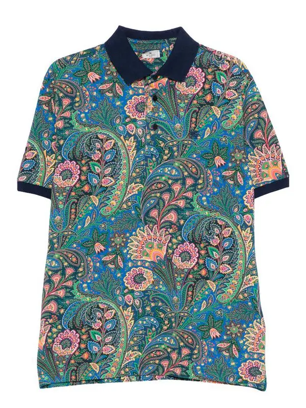 Etro Polo Shirts - Blue