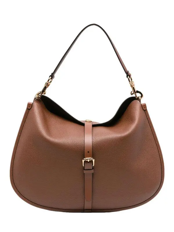 Etro Calf Leather Shoulder Bag - Brown