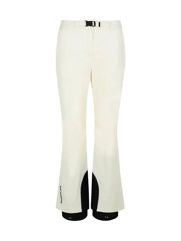 Moncler Off- Polyester Blend Ski Pants - White