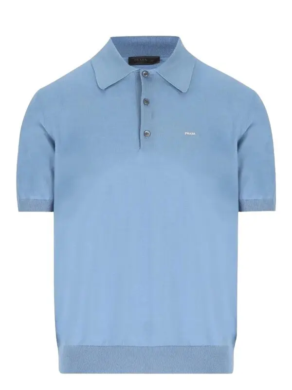 Prada Superfine Wool Polo Shirt - Multicolor