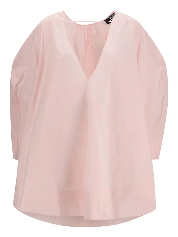 Jacquemus Paysan" Mini Tunic Dress - Pink