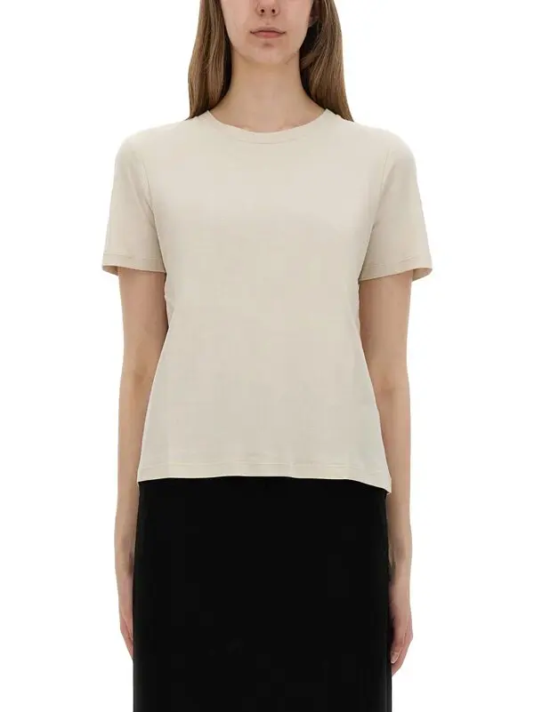 Max Mara Cotton T-shirt - Cream