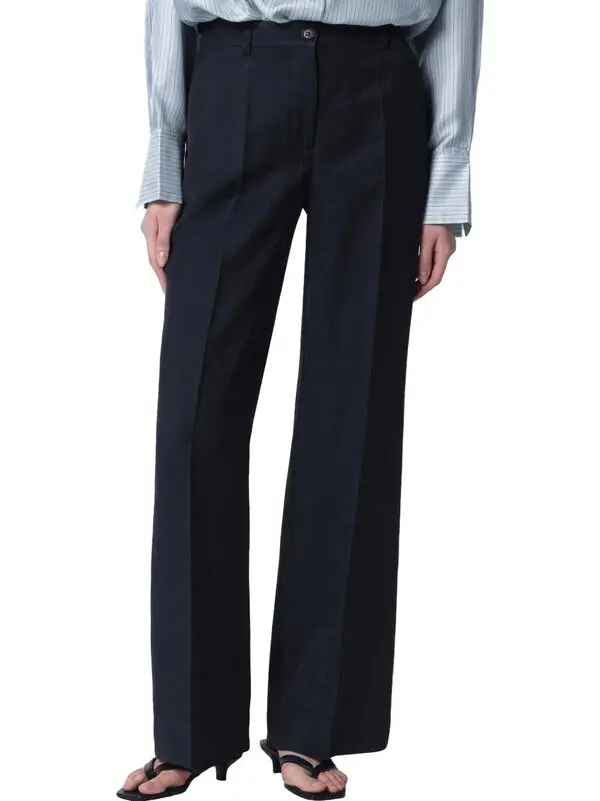 P.a.r.o.s.h Parosh Viscose Trousers - Blue