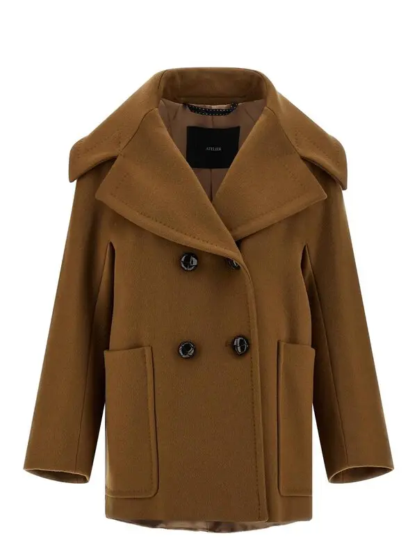 Max Mara Cashmere Coat - Multicolor