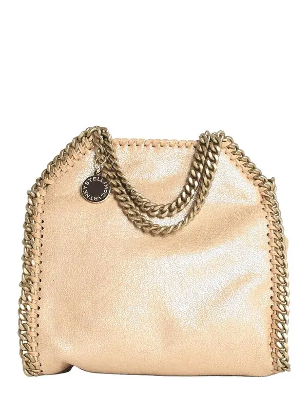 Stella McCartney Falabella Shaggy Deer Micro Tote Bag - Gold