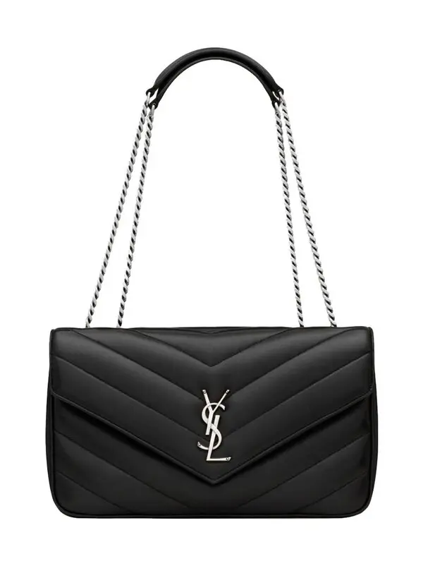 Saint Laurent Loulou Medium Leather Shoulder Bag - Multicolor