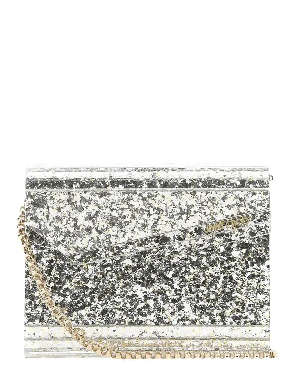 JIMMY CHOO Embellished Acrylic Candy Clutch - Multicolor