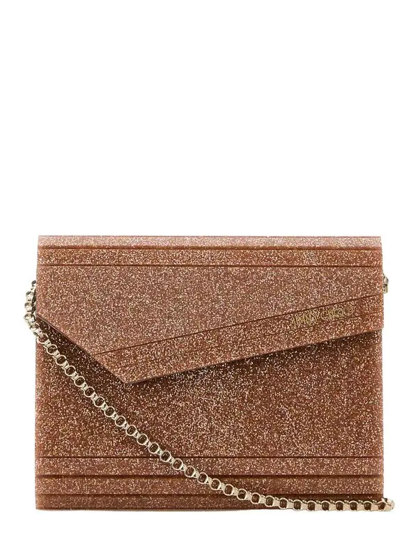 JIMMY CHOO Embellished Acrylic Candy Clutch - Pink