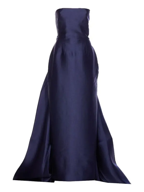 Solace London Imani Maxi Dress - Blue