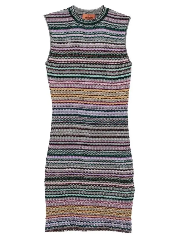 Missoni Sleeveless Mini Dress - Multicolor