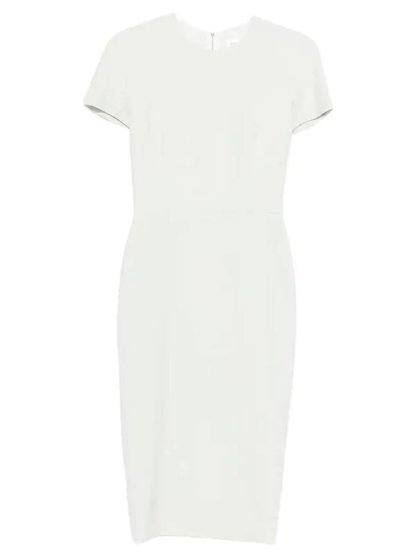 Victoria Beckham Short Sleeve Knee-length Dress - Green