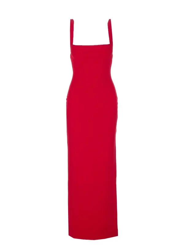 Solace London The Joni Maxi Dress - Red