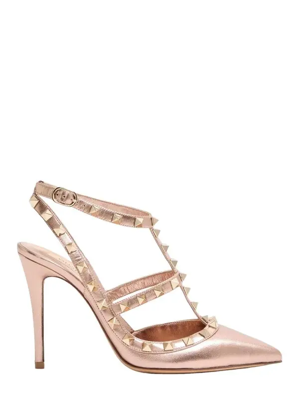 Valentino Garavani Rockstud Laminated Nappa Leather Pumps - Multicolor