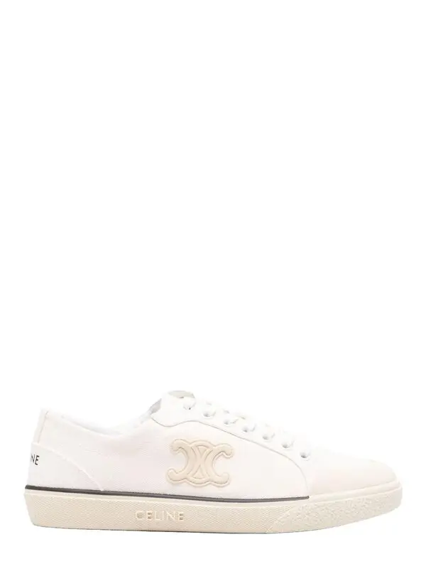 Celine Canvas Lace-up Sneakers - Multicolor