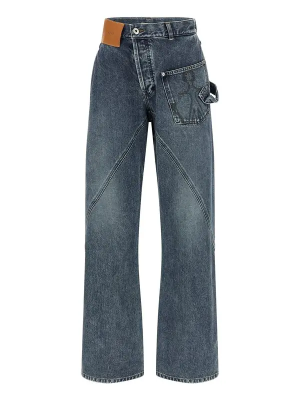 JW Anderson Twisted Workwear Jeans - Blue