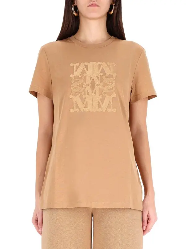 Max Mara Logo T-shirt - Cream