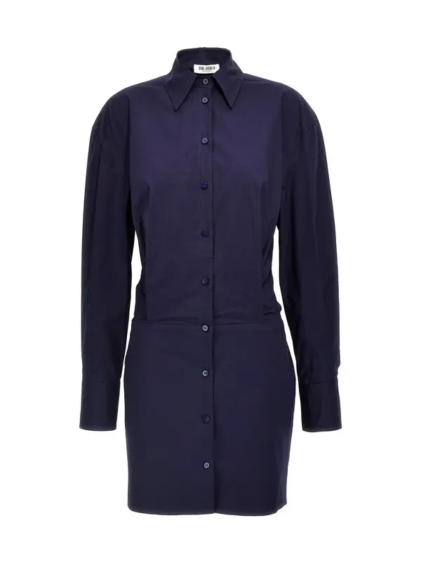 Attico Mini Chemisier Dress - Blue