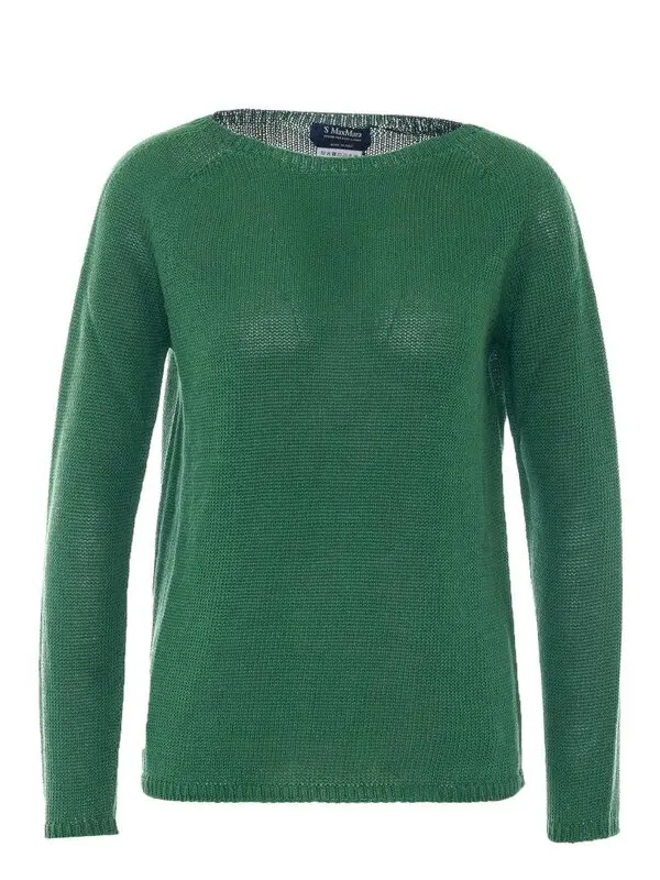 Max Mara Giolino Sweater Forest Linen - Green
