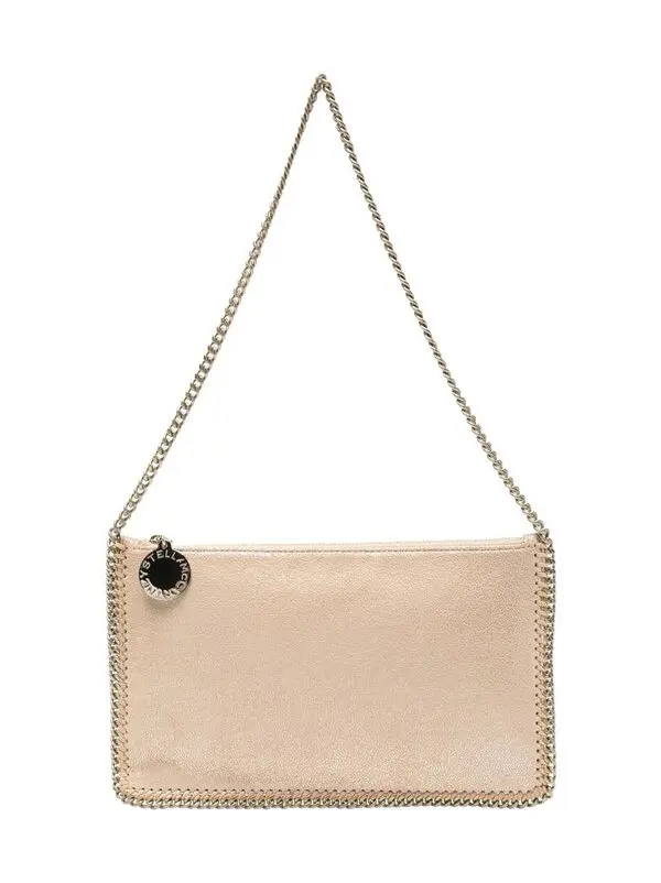 Stella McCartney Chain Trimmed Clutch Bag - Gold