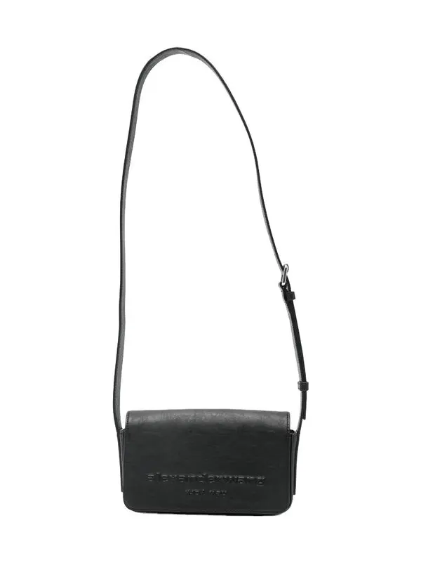 Alexander Wang Embossed Leather Satchel - Black