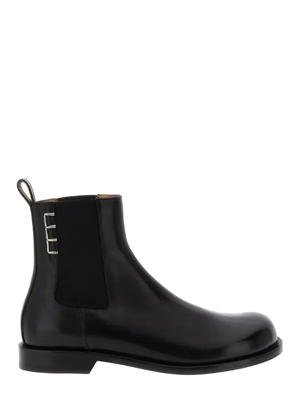JW Anderson Chelsea Loafer Ankle Boots - Black