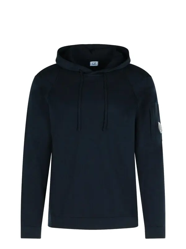 C.P. COMPANY Lens Cotton Sweatshirt - Blue