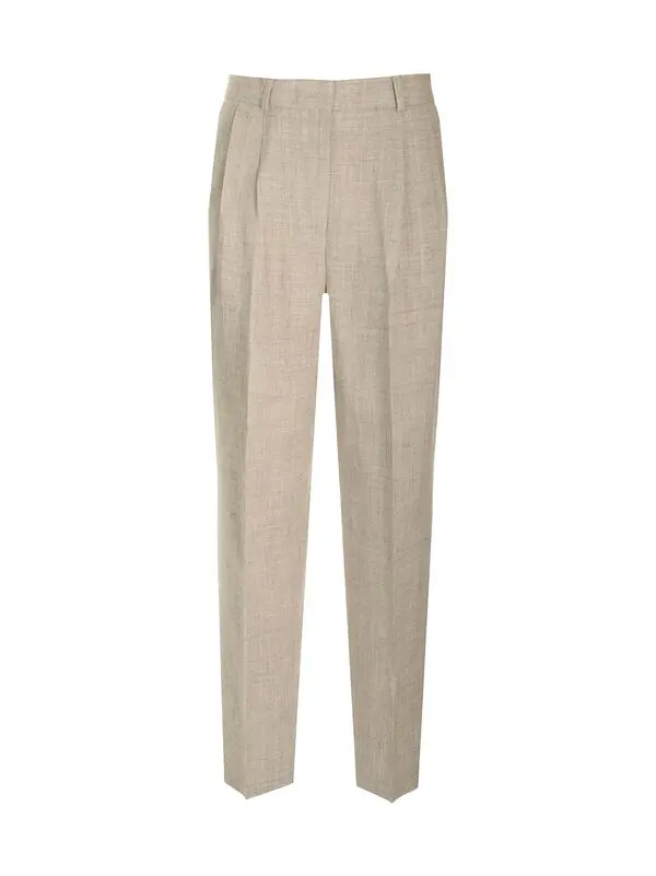 TOTEME Double-pleated Tailored Trousers - Gray