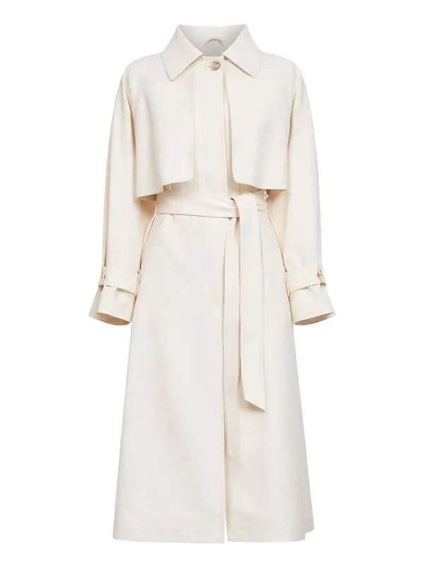 Herno Belted Trench Coat - Multicolor