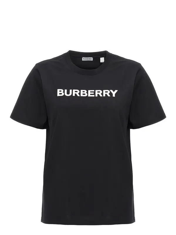Burberry Margot Cotton T-shirt With Logo Print - Multicolor