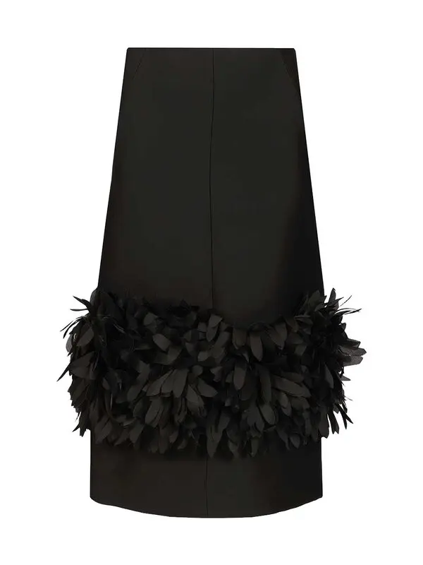 TOTEME Petal Skirt - Black
