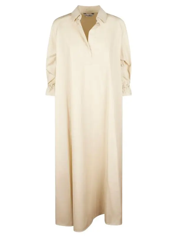 Max Mara Cotton Chemisier Dress - Multicolor