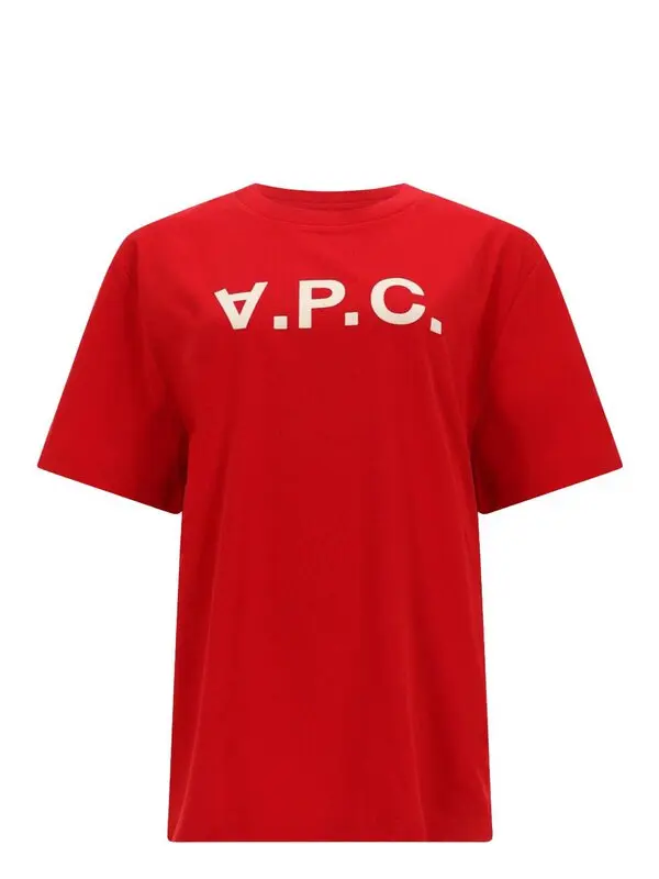 A.p.c. Logo T-shirt - Red
