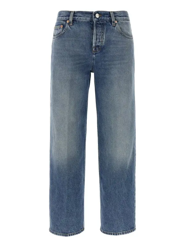 Gucci Straight Leg Jeans - Blue