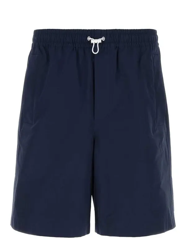 Gucci Navy Poplin Bermuda Shorts - Blue