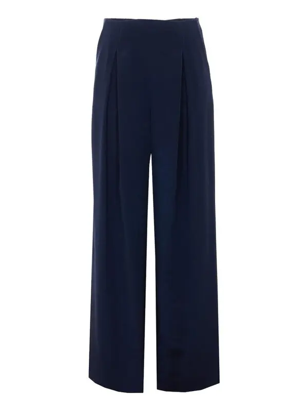 Max Mara Palude Pleated Front Trousers - Blue