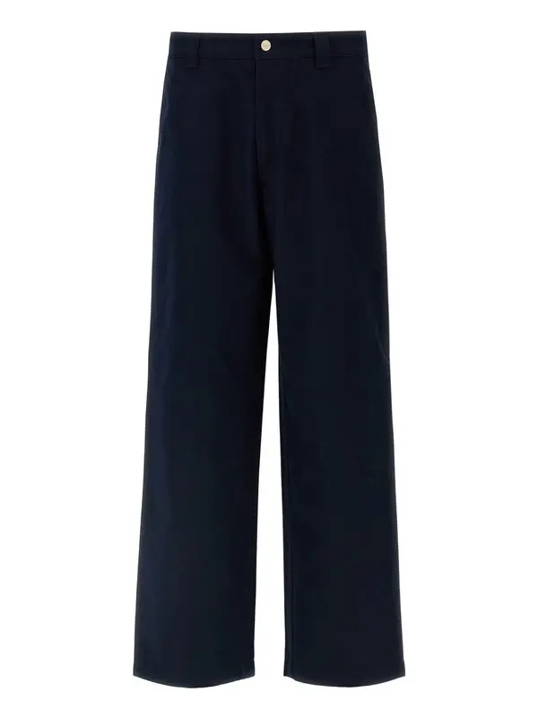 Gucci Incrocio Gg Straight Leg Pants - Blue
